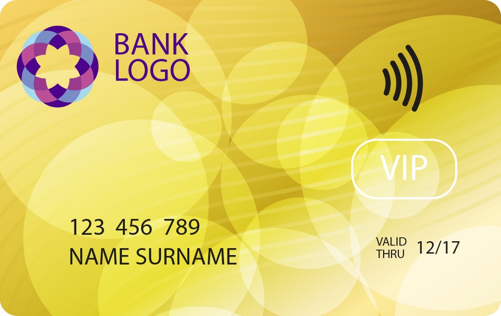 PVC Contactless RFID bank cards