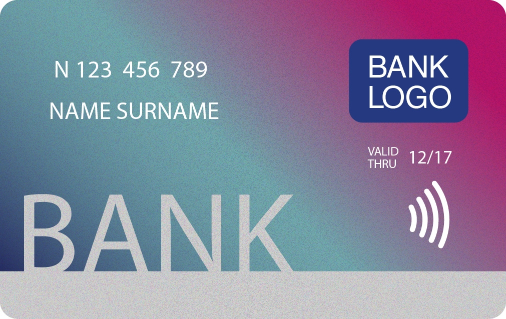 PVC Contactless RFID bank cards