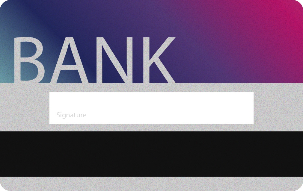 PVC Contactless RFID bank cards